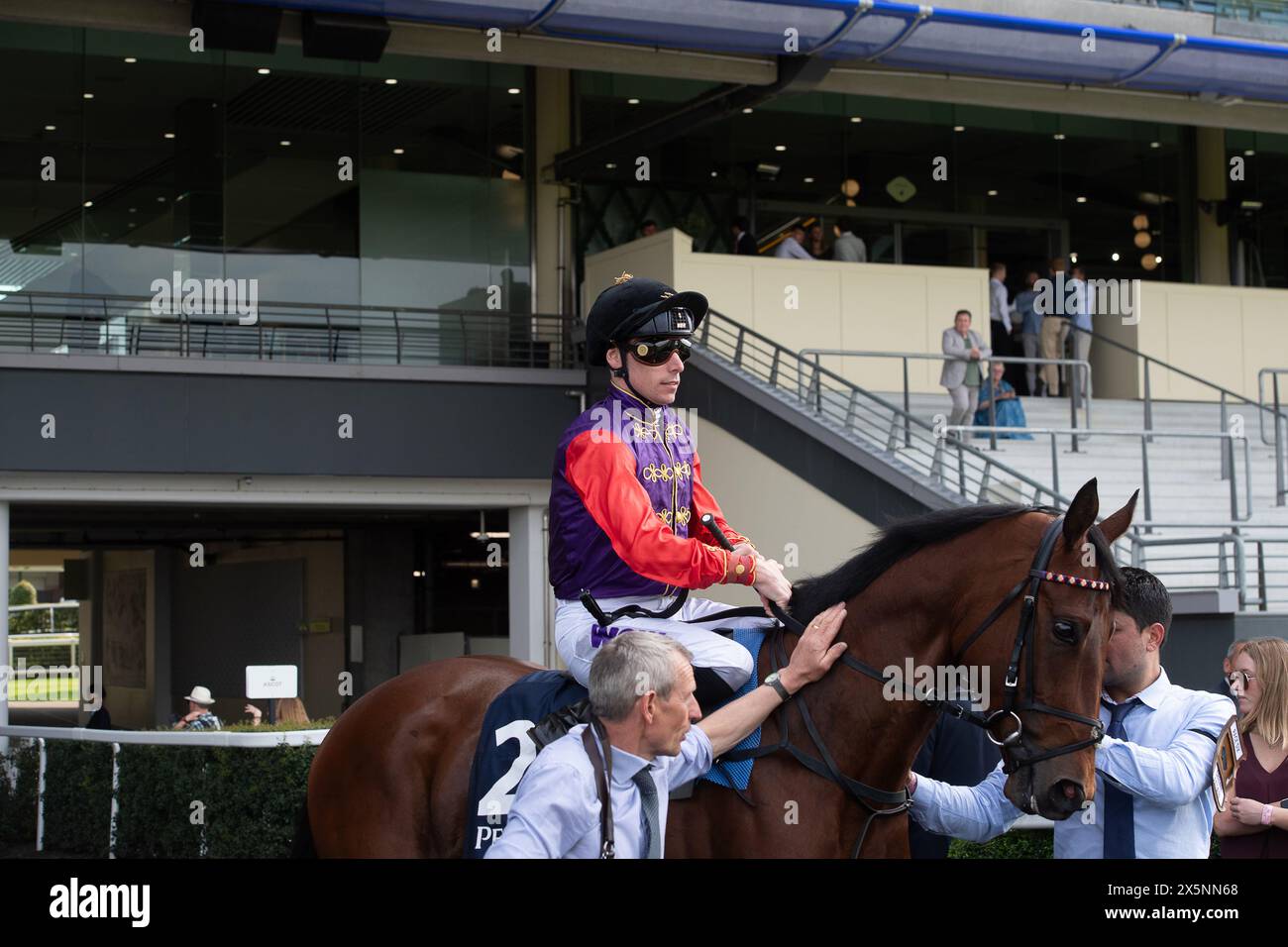 Ascot, Berkshire, UK. 10th May, 2024. Horse Crown Estate ridden by ...