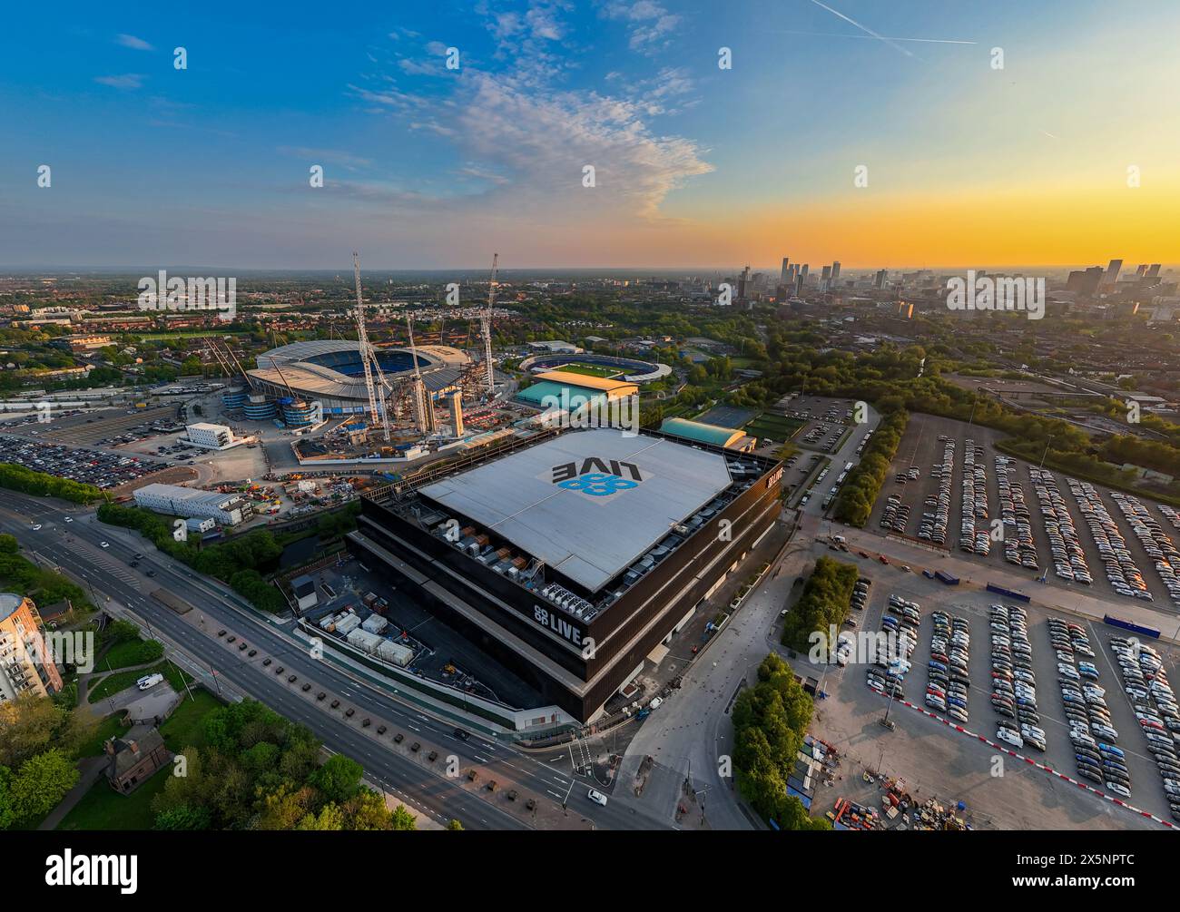 Co-op LIVE and Etihad stadium, Manchester Stock Photo - Alamy