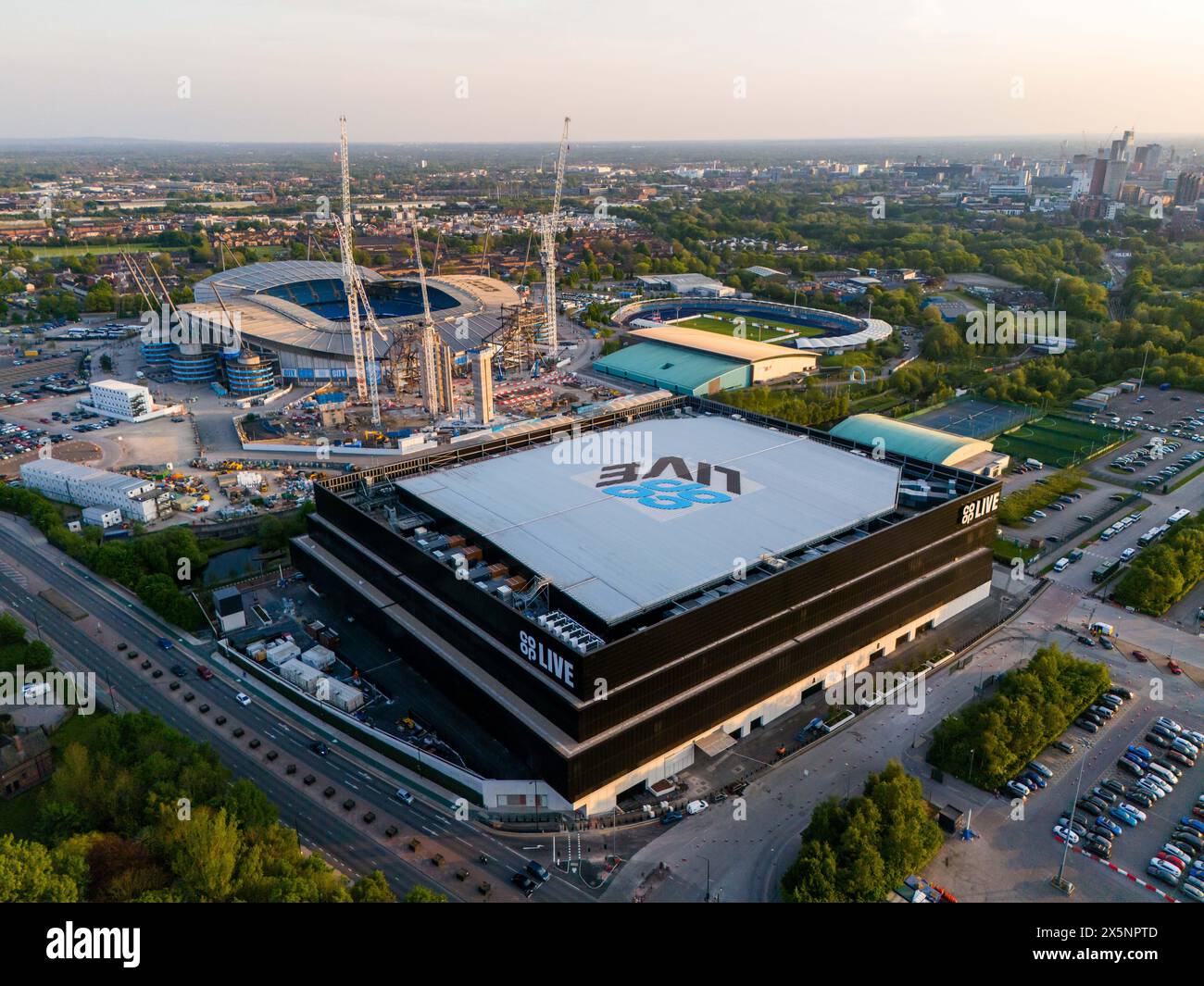 Co-op LIVE and Etihad stadium, Manchester Stock Photo - Alamy
