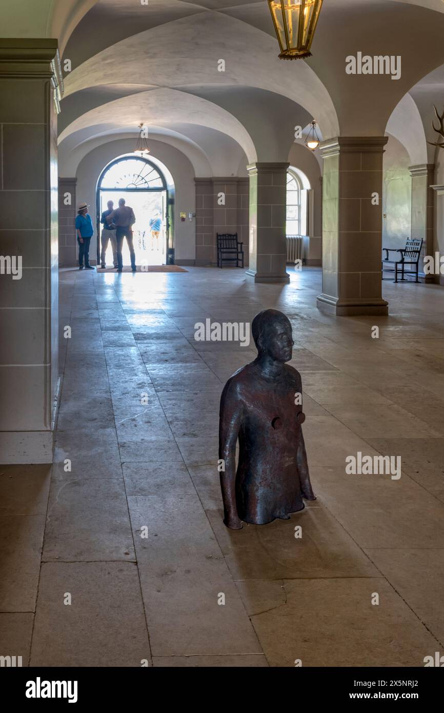 Part of 100 figure Time Horizon by Antony Gormley at Houghton Hall ...