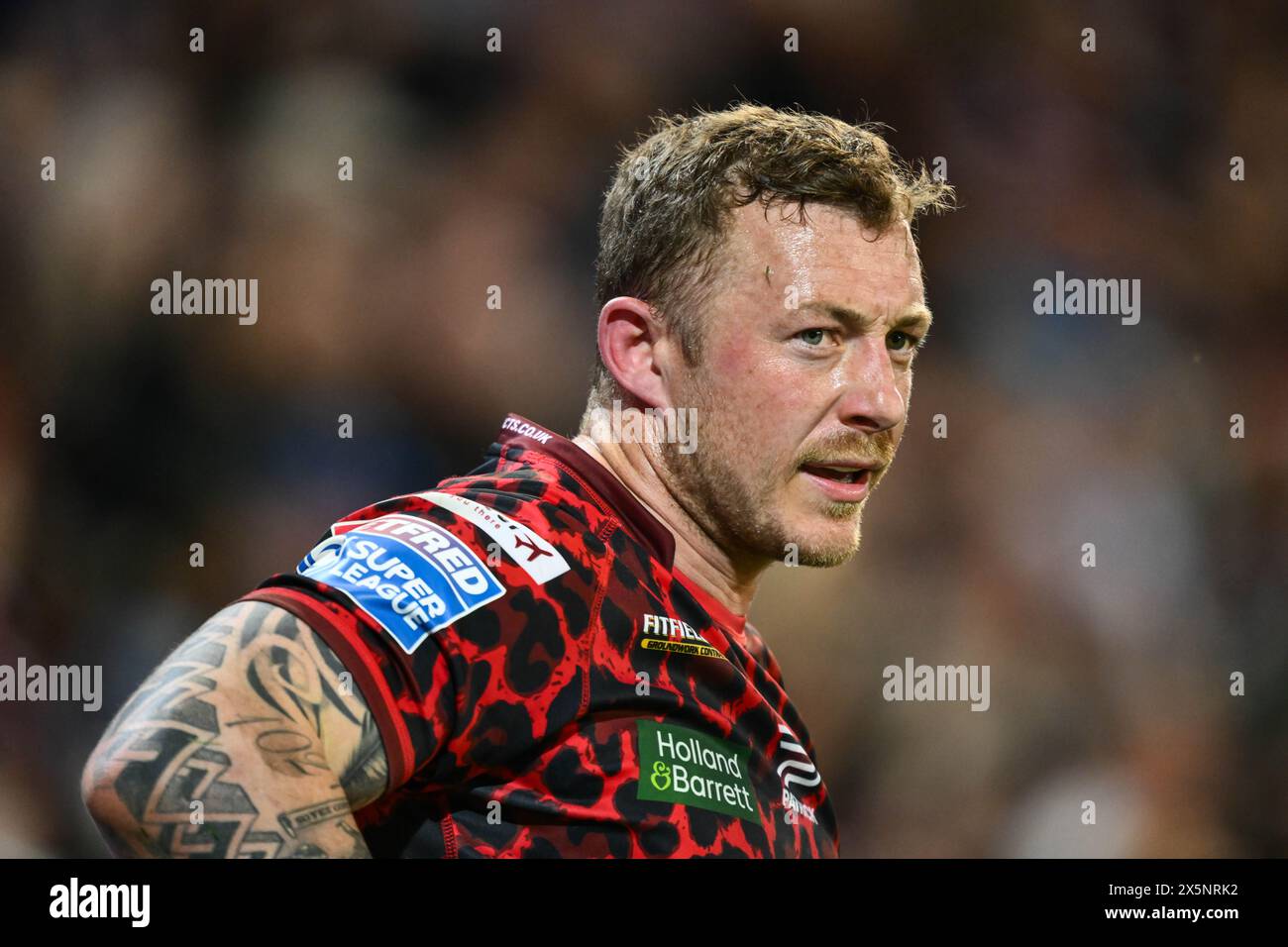Josh Charnley of Leigh Leopards during the Betfred Super League Round ...