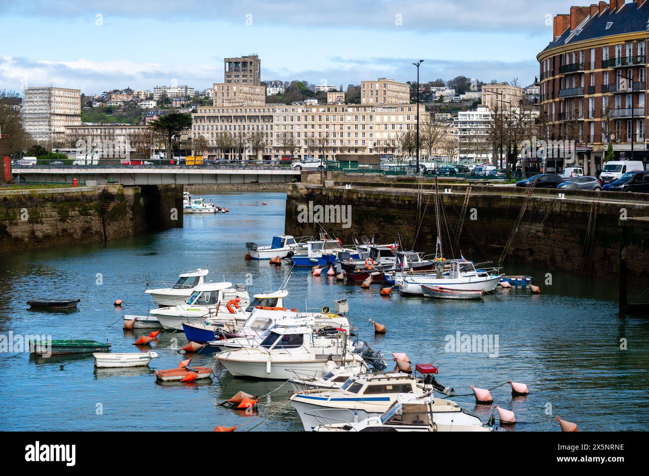 Boats in the port of Le Havre, Normandy, France Stock Photo - Alamy