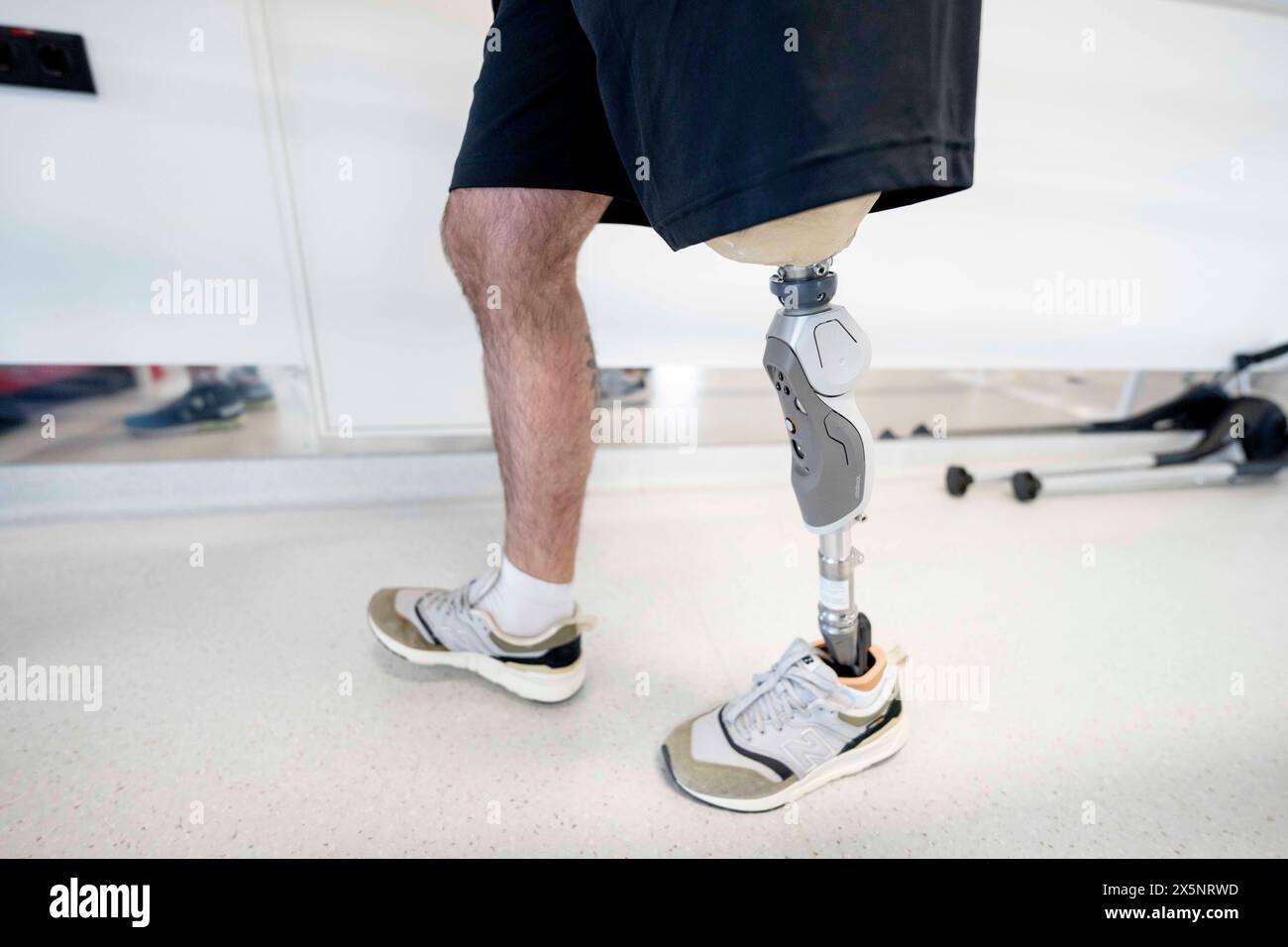 People training to work with their prosthetics at the Superhumans ...