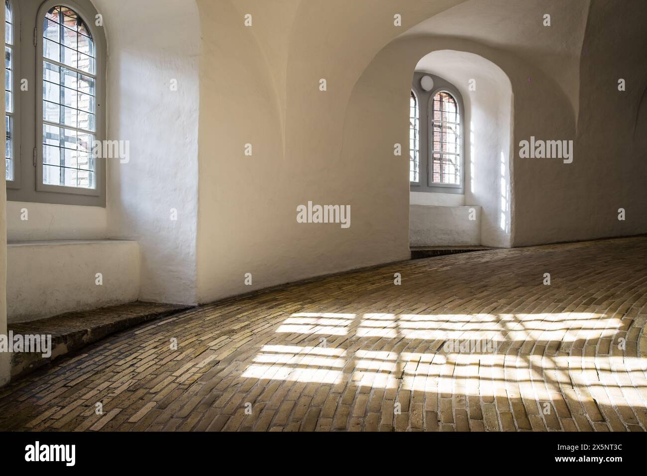 Copenhagen, Denmark - April 6, 2024: The Round Tower interior Stock ...