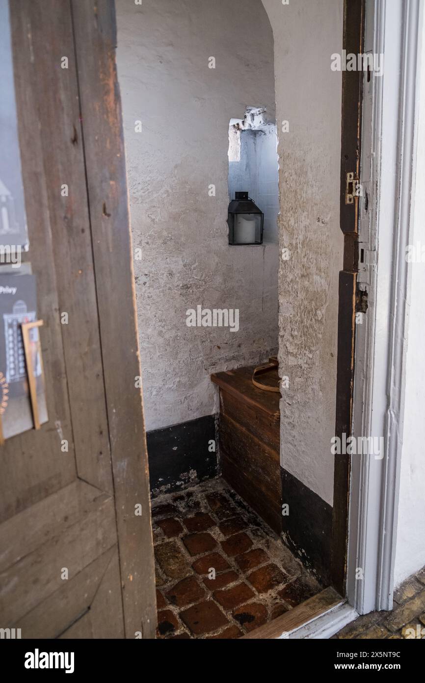 Copenhagen, Denmark - April 6, 2024: The Round Tower interior original ...