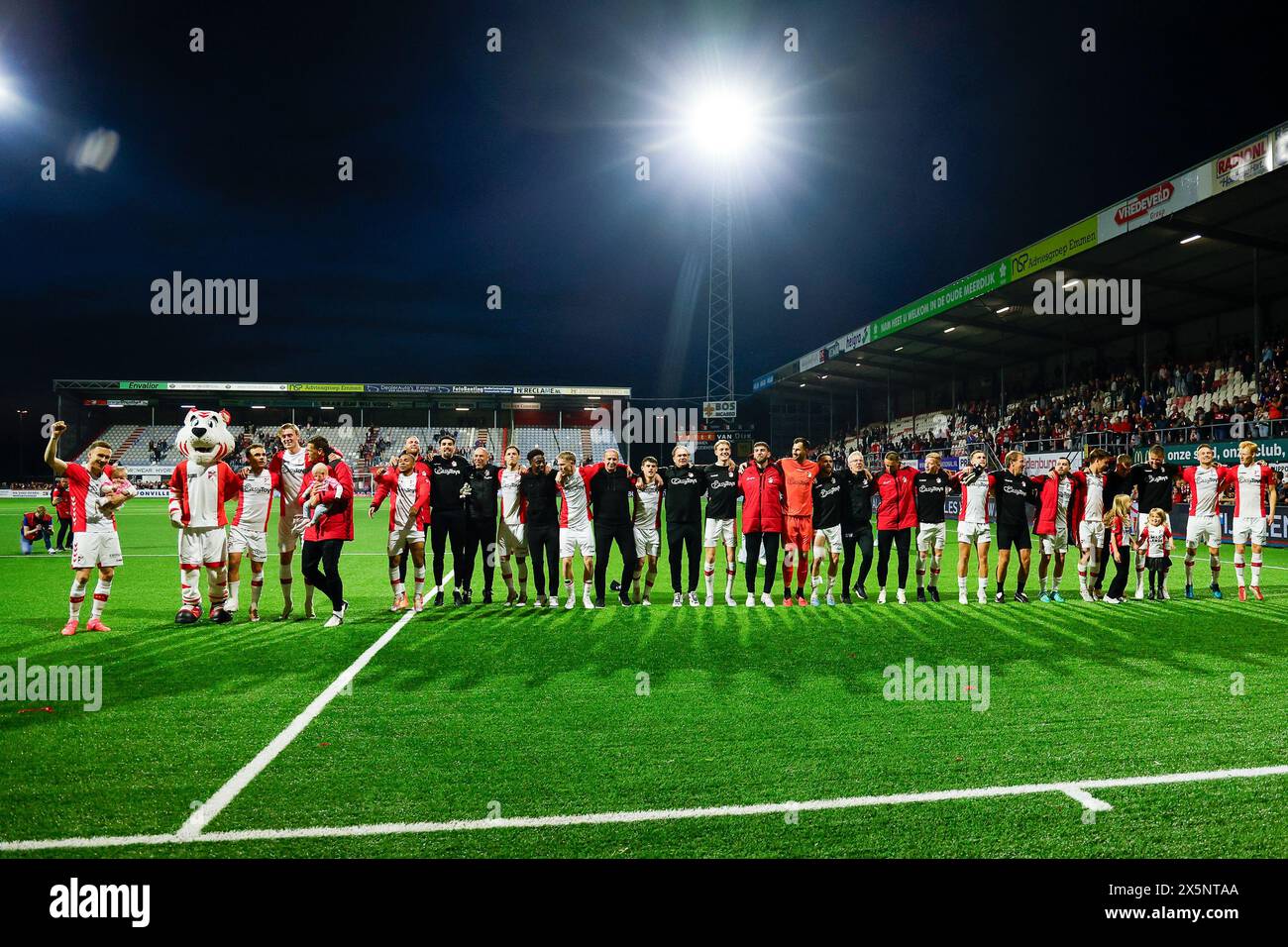 Emmen, Netherlands. 10th May, 2024. EMMEN, Stadium Oude Meerdijk, 10-05-2024, season 2023/2024 ...