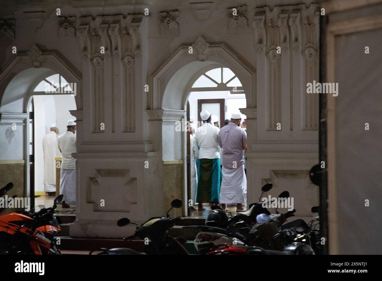 Kalutara, Sri Lanka. 09. 02. 2023 Islamic Prayer. Sri Lankan Muslims in ...