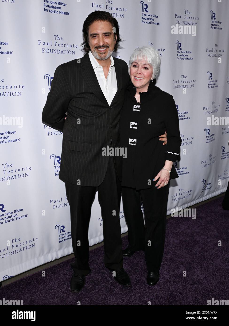 May 9, 2024, Hollywood, California, USA: Ted Monte and Joyce DeWitt ...