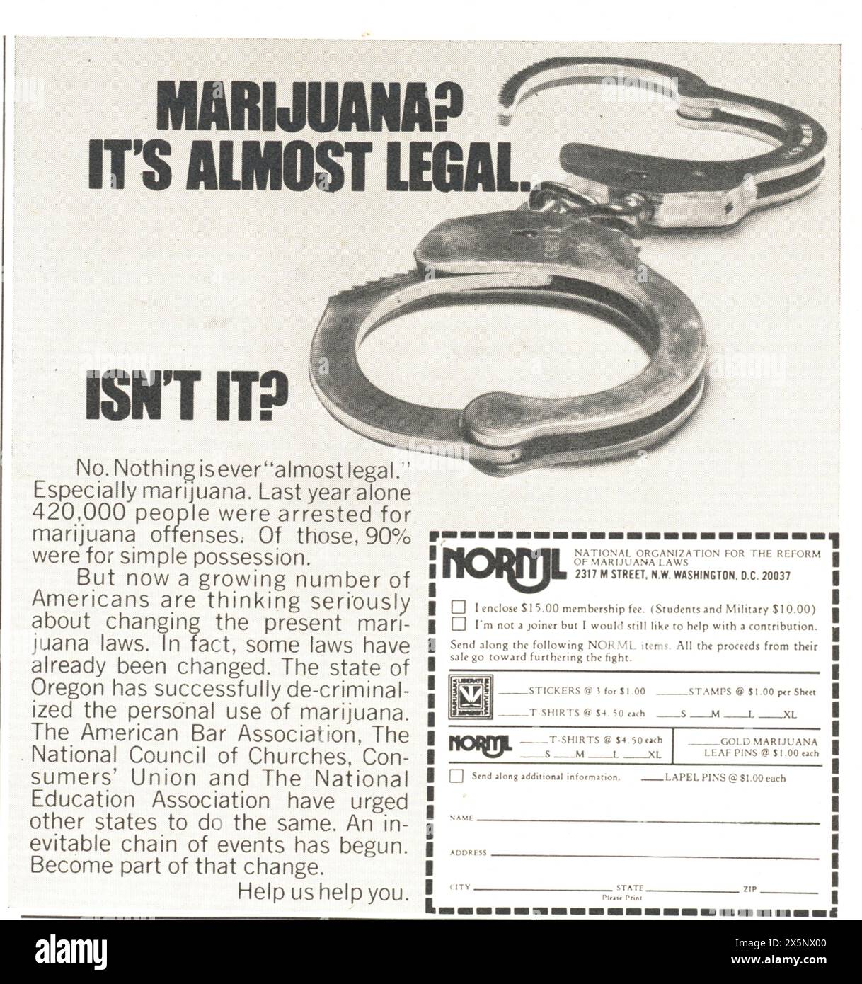 Vintage marijuana ad hi-res stock photography and images - Alamy