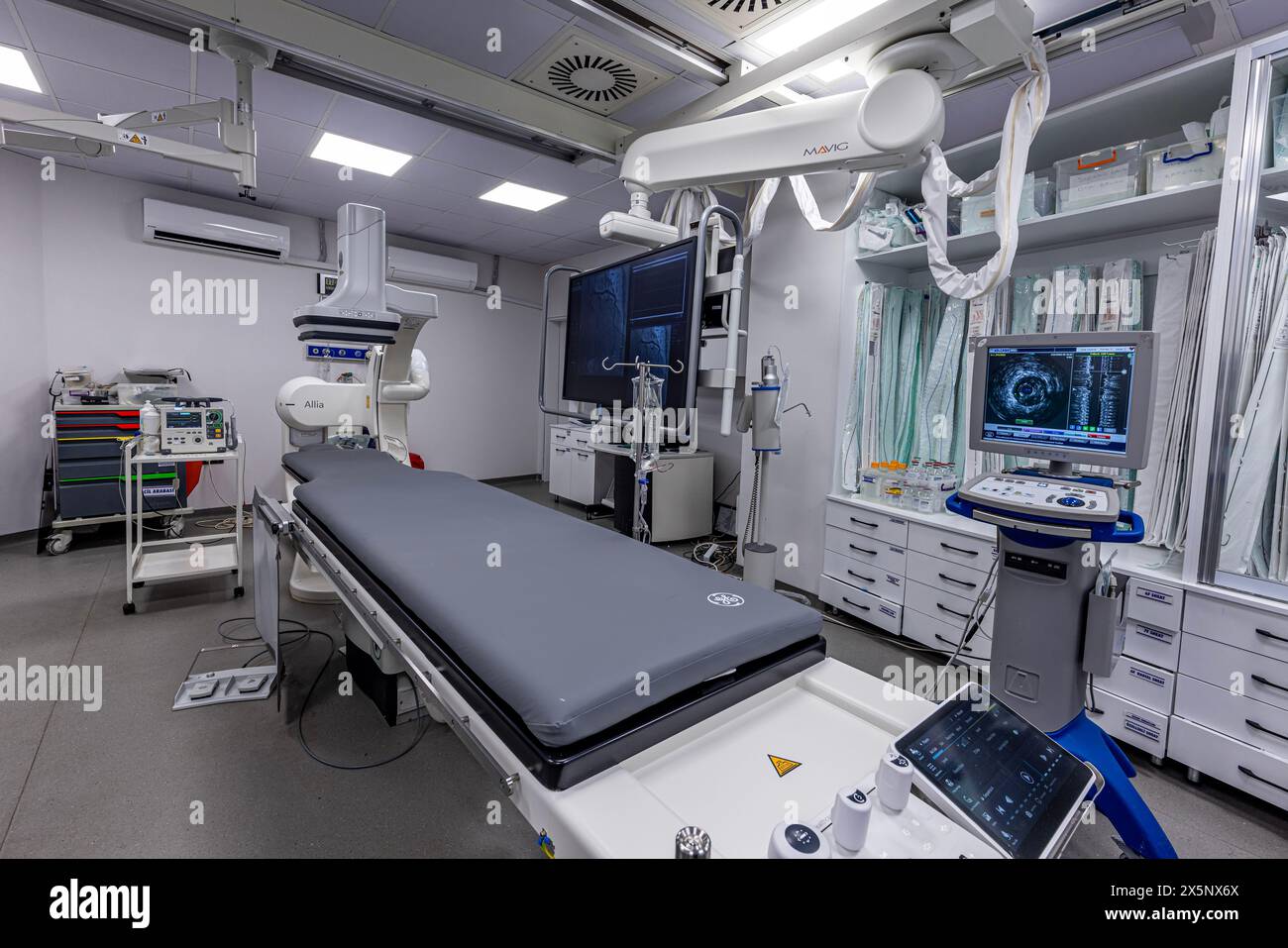 Denizli Turkey 29 February 2024; Heart operating room. Complex heart ...