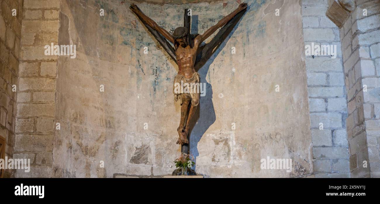 Gares, Spain - March 30, 2024: Church of Crucifijo, Puente La Reina ...