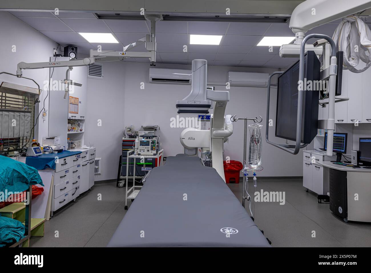 Denizli Turkey 29 February 2024; Heart operating room. Complex heart ...
