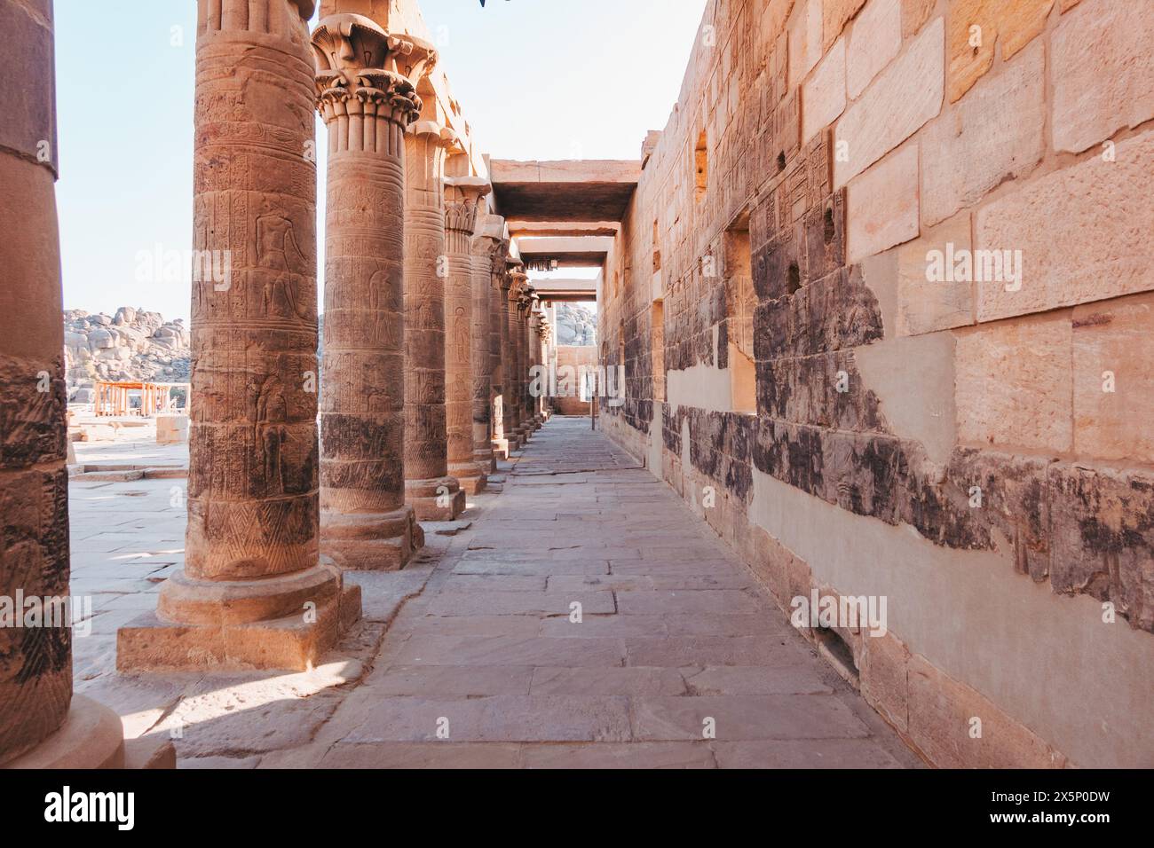 Landscape ancient columns carvings hi-res stock photography and images ...