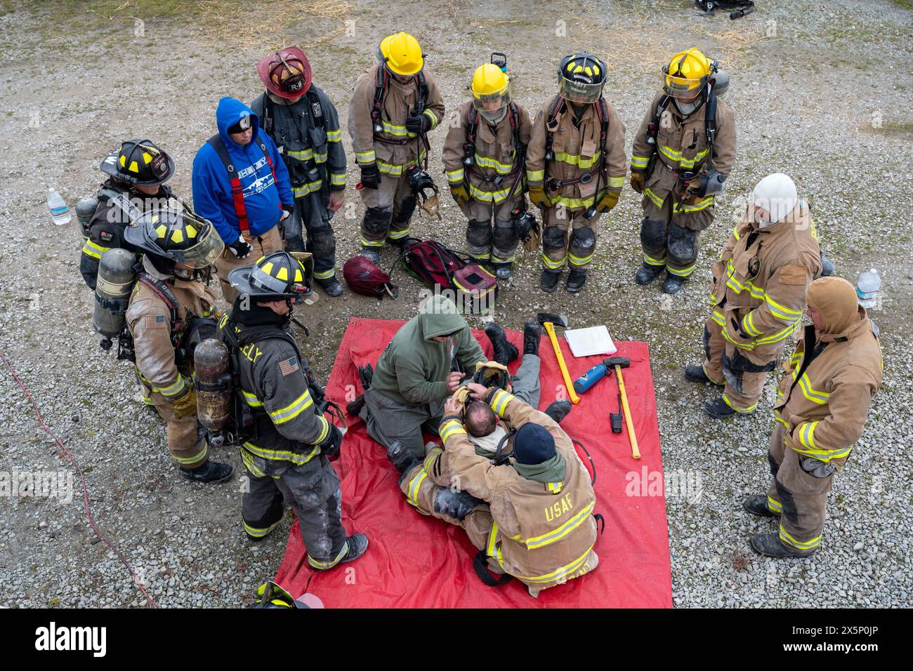 Dod civilian firefighters hi-res stock photography and images - Alamy