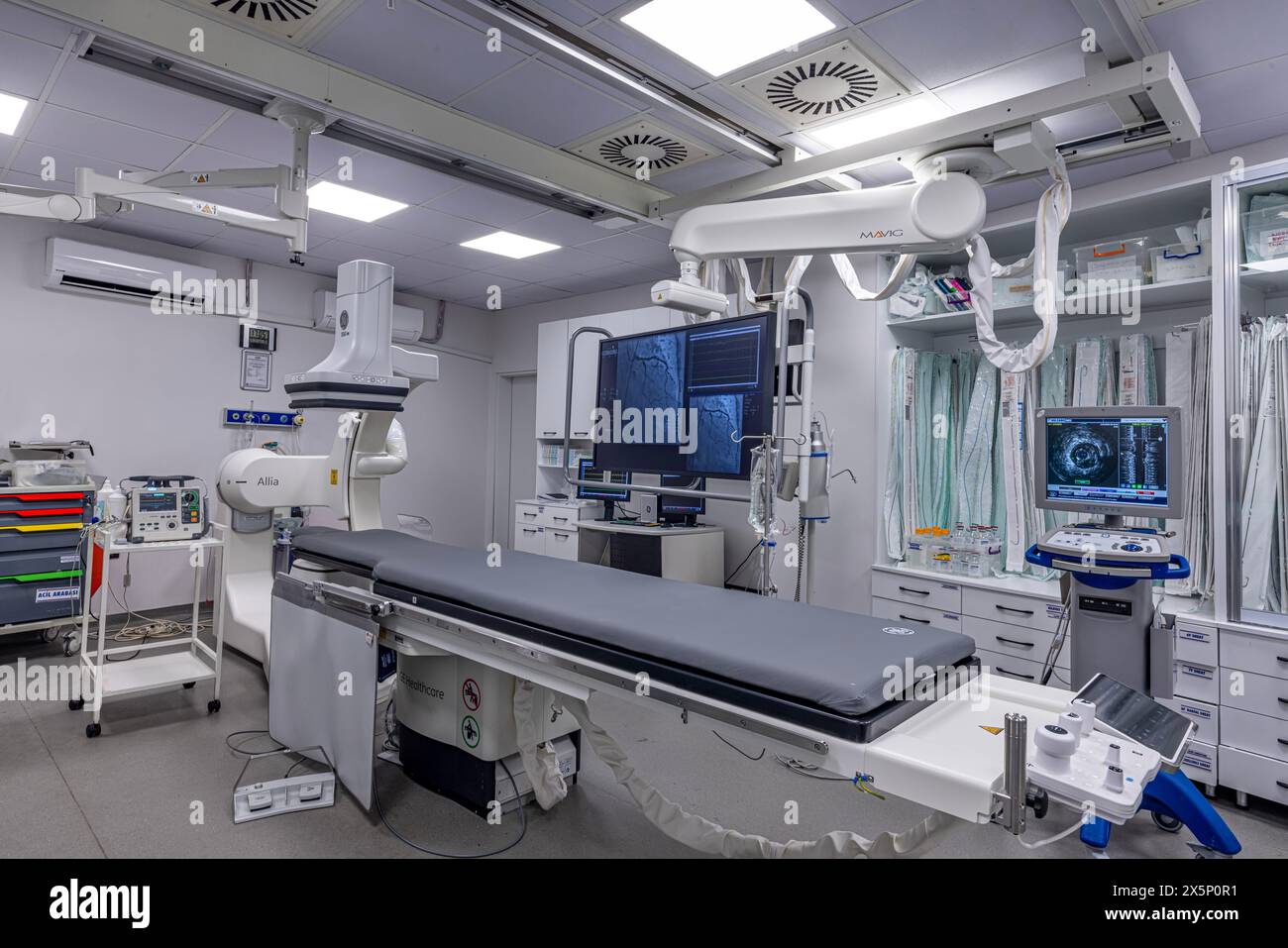 Denizli Turkey 29 February 2024; Heart operating room. Complex heart ...