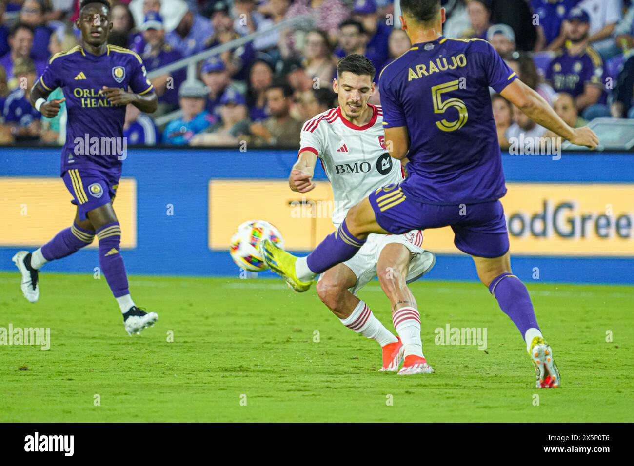 Orlando, Florida, USA, April 27, 2024, Orlando City SC midfielder Cesar ...