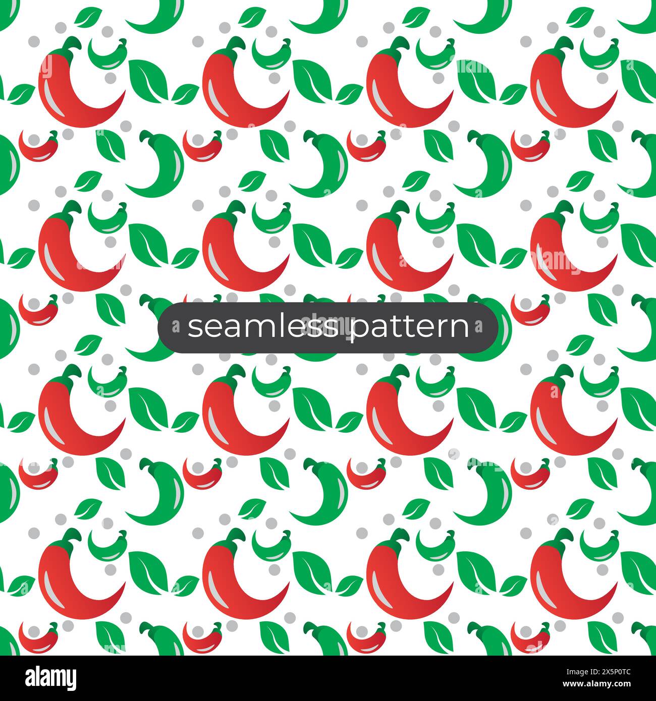 chili background with seamless patern style Stock Vector Image & Art ...