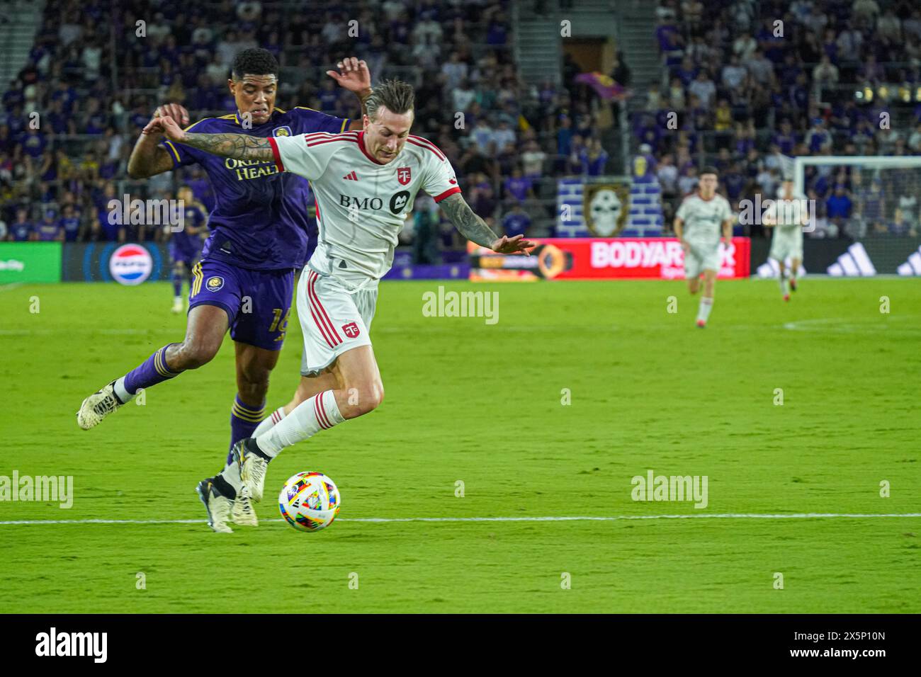 Orlando, Florida, USA, April 27, 2024, Toronto FC forward Federico Bernardeschi #10 runs up ...