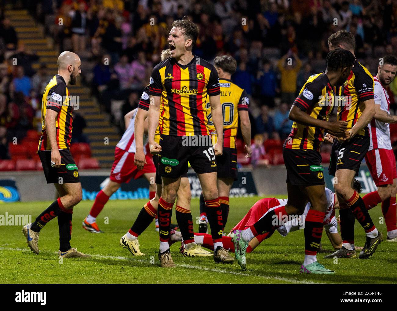 Glasgow, Scotland. 10 May 2024. Luke McBeth (19 - Partick Thistle ...