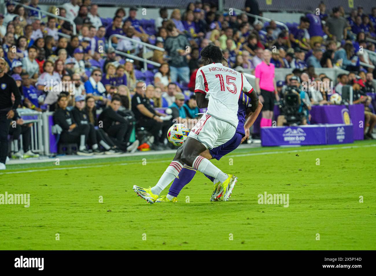 Orlando, Florida, USA, April 27, 2024, Orlando City SC midfielder ...