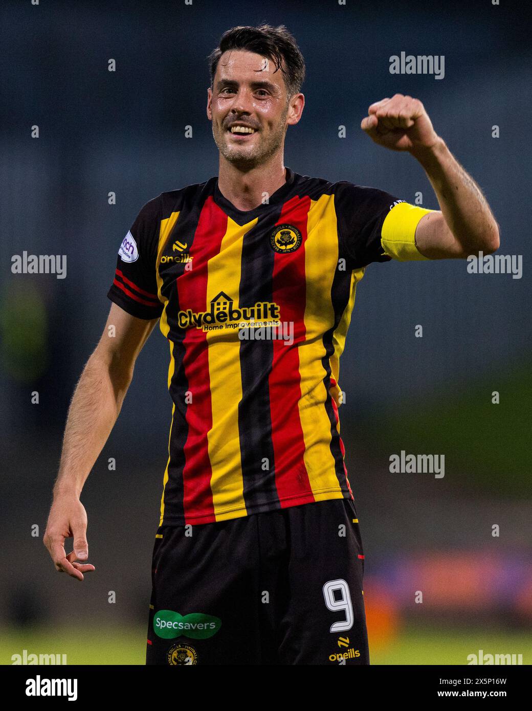 Glasgow, Scotland. 10 May 2024. Brian Graham (9 - Partick Thistle ...