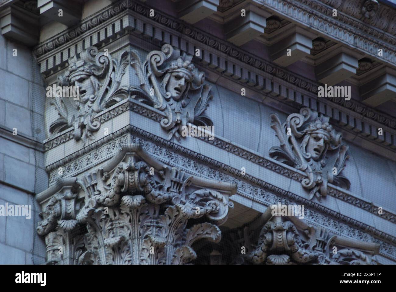 Architectural Ornamentation in NYC Stock Photo - Alamy