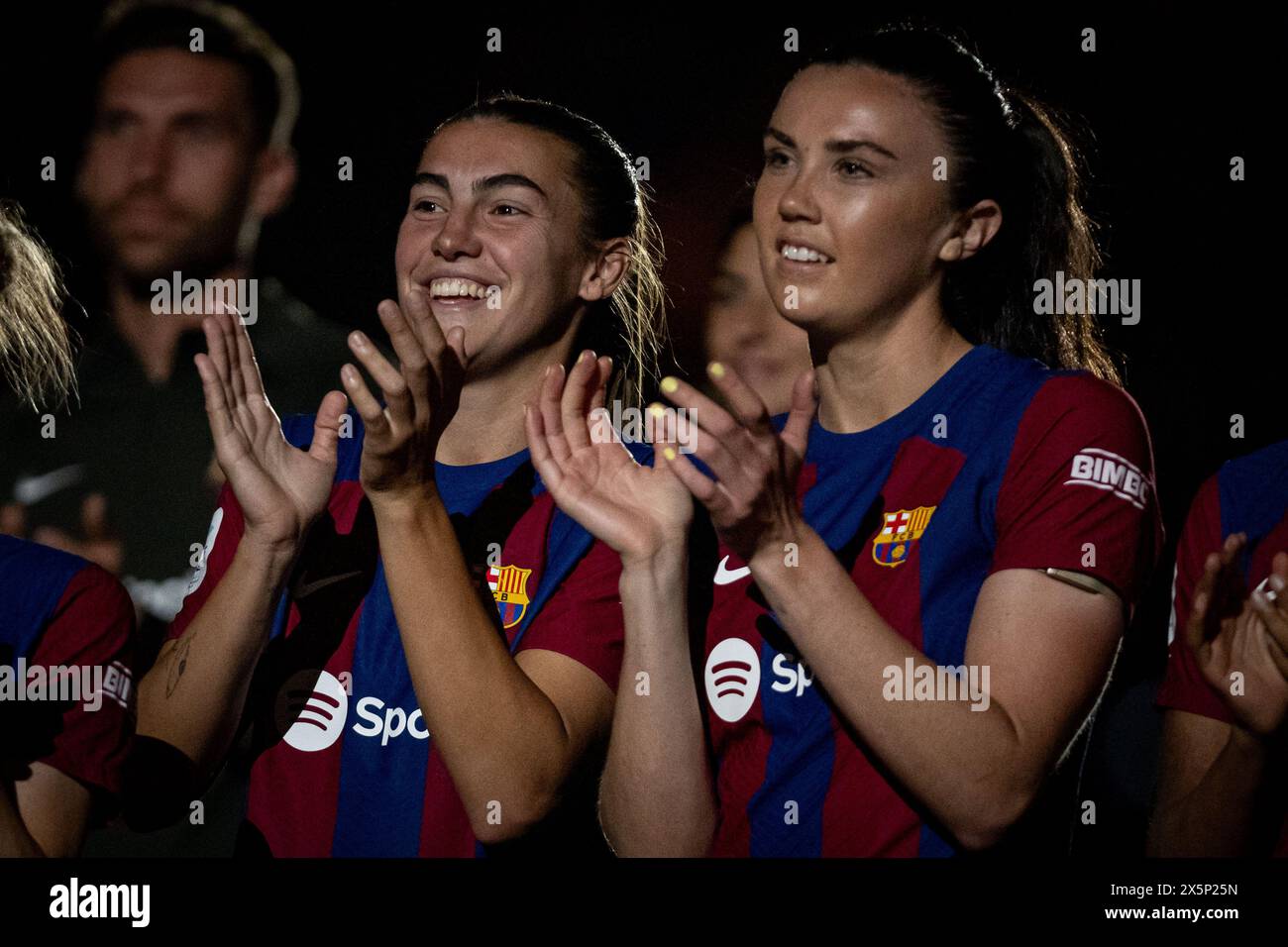 Barcelona, Spain. 10th May, 2024. Patri Guijarro (FC Barcelona) -and ...