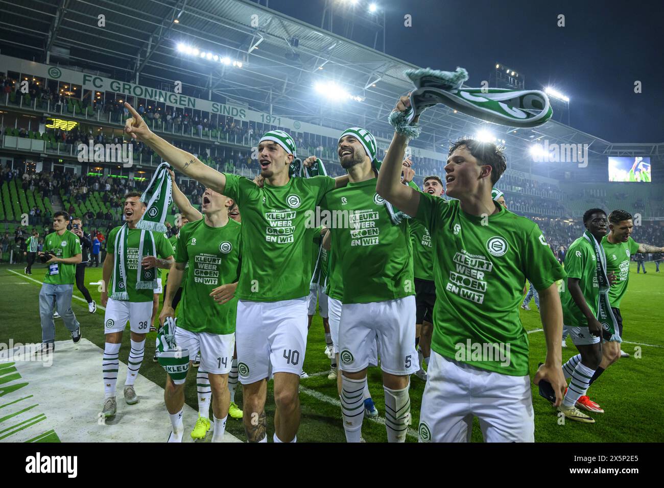 GRONINGEN - FC Groningen players (l-r) FC Groningen player Luciano ...