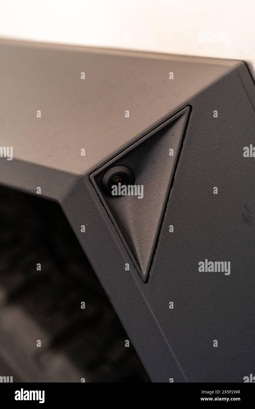 Close-Up View of Side Camera on Tesla Cybertruck Stock Photo - Alamy