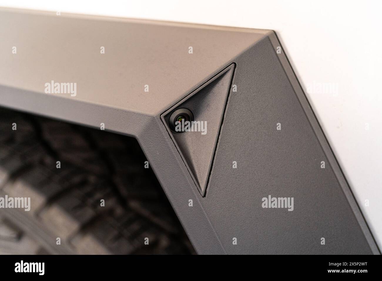 Close-Up View of Side Camera on Tesla Cybertruck Stock Photo - Alamy