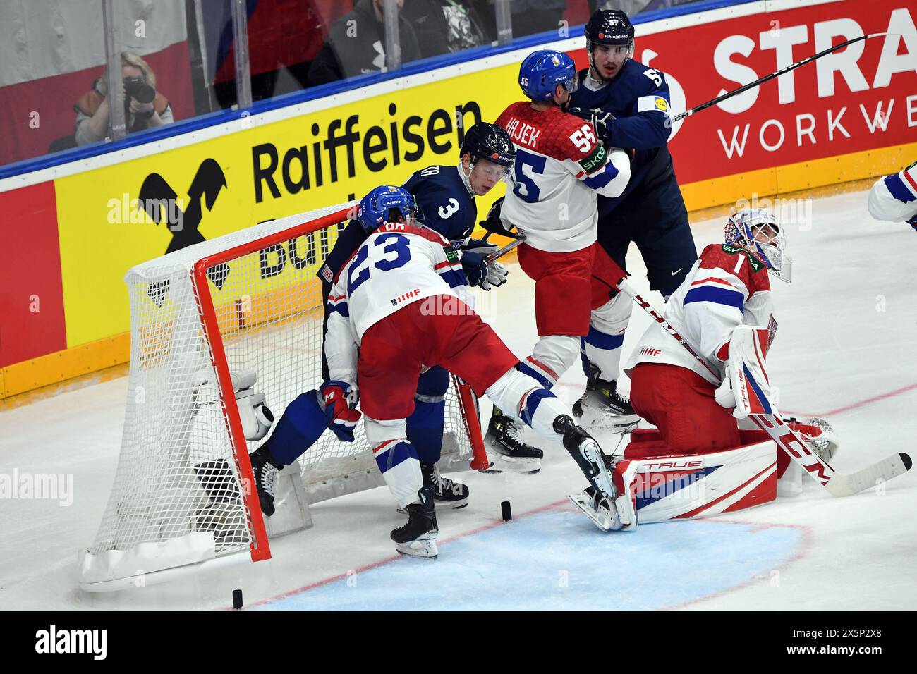 Prague, Czech Republic. 10th May, 2024. Team of Finland in action ARTTU ...