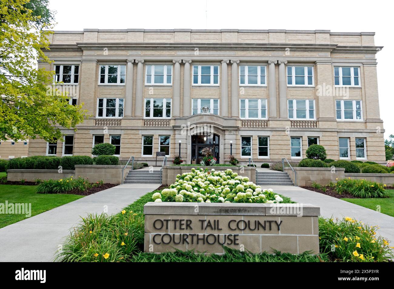 Otter Tail County Courthouse building located in Fergus Falls. Fergus ...