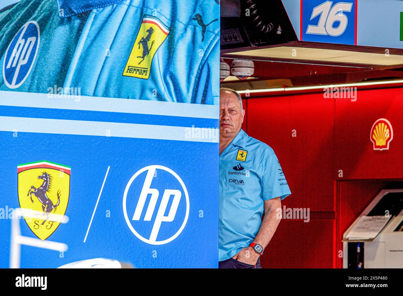 Scuderia Ferrari with one off livery special for Miami GP 2024 - 70th ...