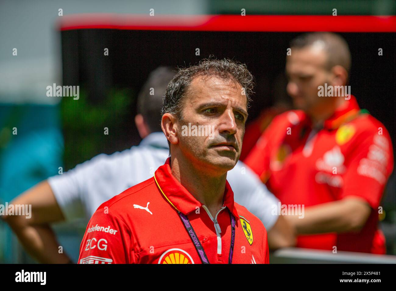 Scuderia Ferrari with one off livery special for Miami GP 2024 - 70th ...