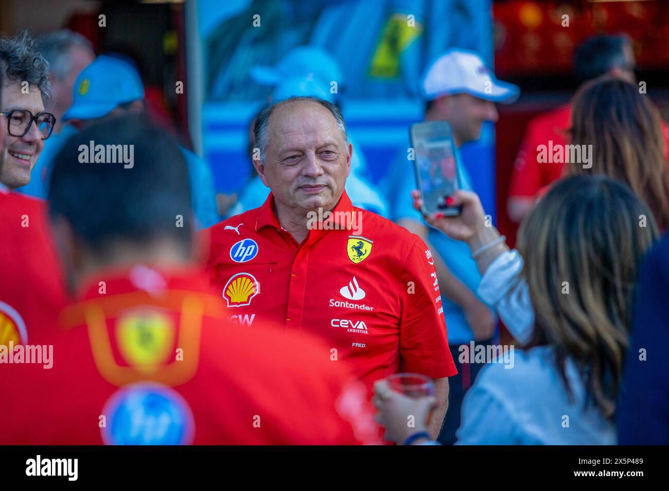Scuderia Ferrari with one off livery special for Miami GP 2024 - 70th ...