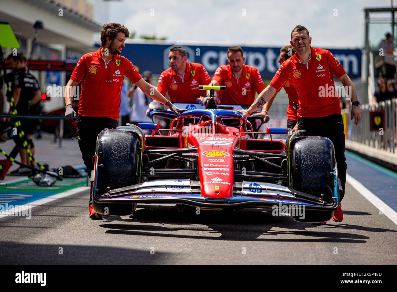 Scuderia Ferrari with one off livery special for Miami GP 2024 - 70th ...