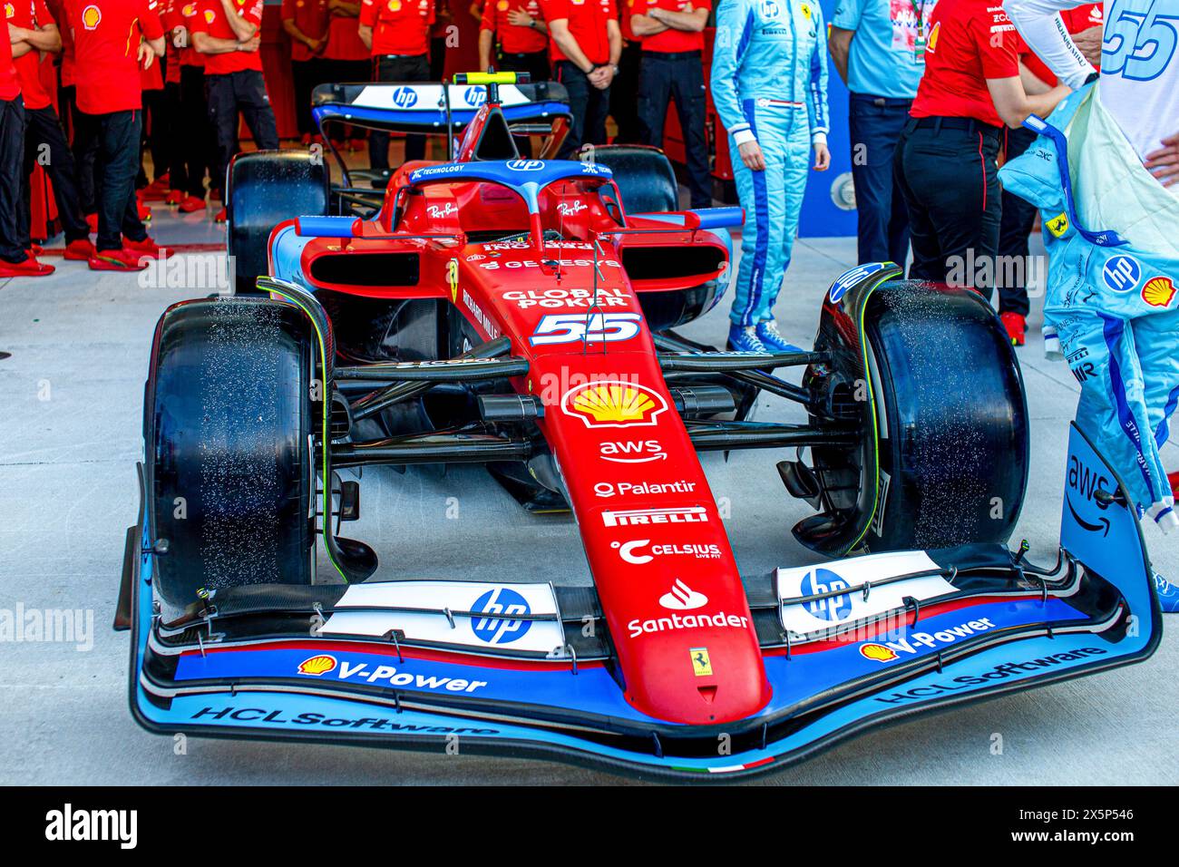 Scuderia Ferrari with one off livery special for Miami GP 2024 - 70th ...