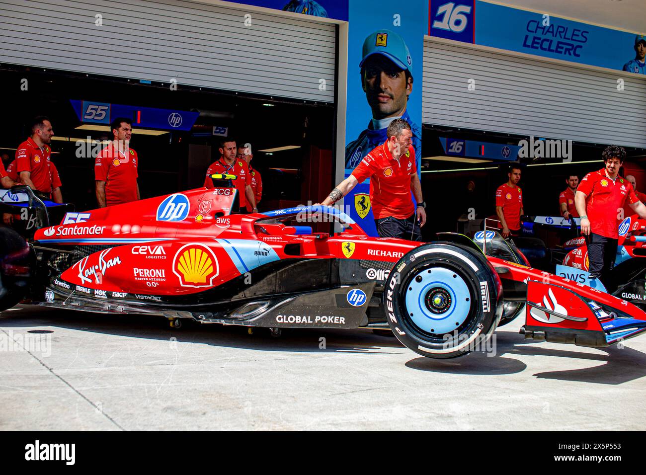 Scuderia Ferrari with one off livery special for Miami GP 2024 - 70th ...