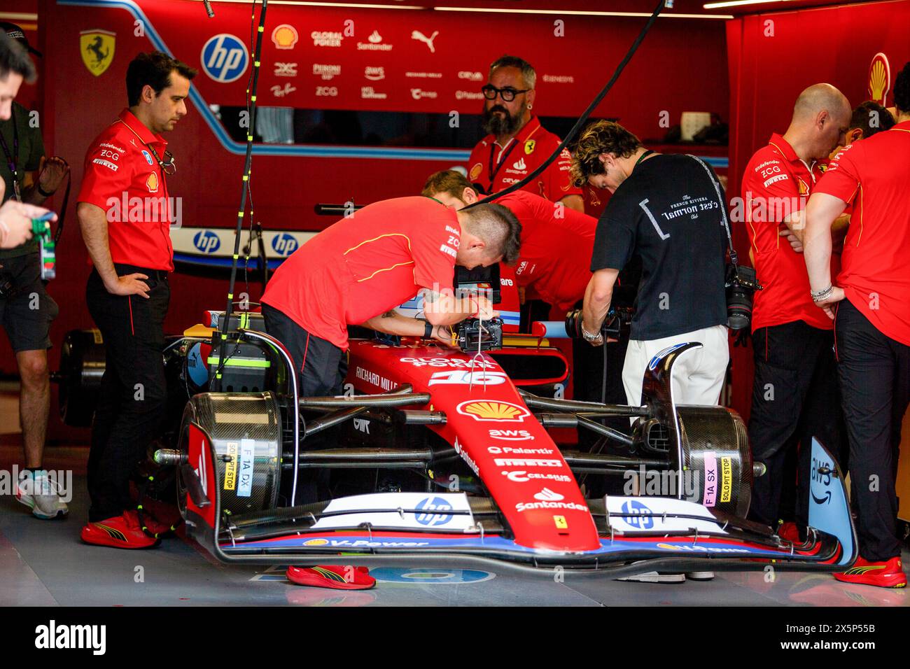 Scuderia Ferrari with one off livery special for Miami GP 2024 - 70th ...