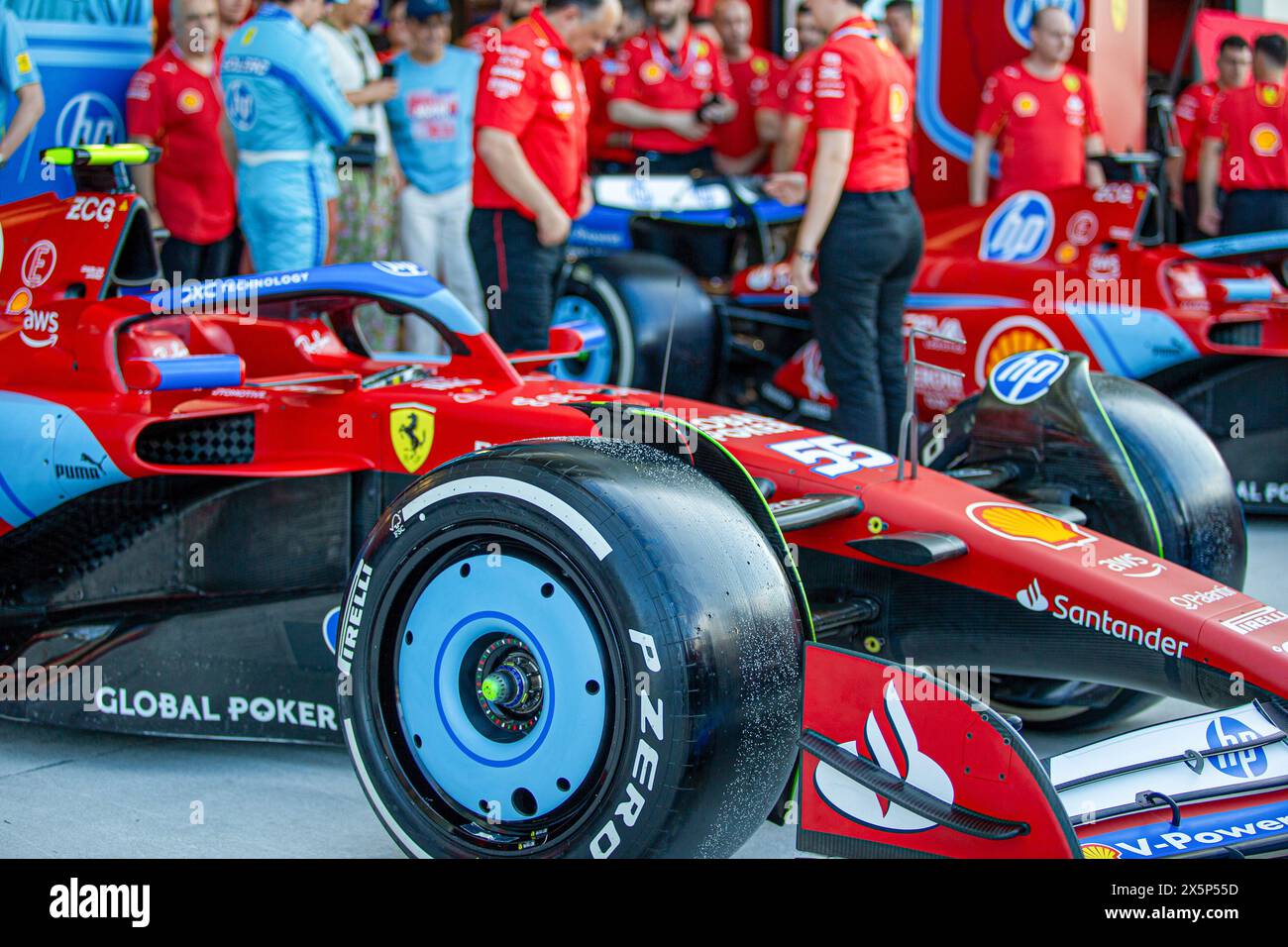 Scuderia Ferrari with one off livery special for Miami GP 2024 - 70th ...