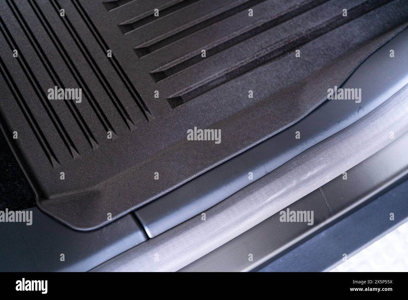 Detailed View of Door Jam Bottom on Tesla Cybertruck Stock Photo - Alamy