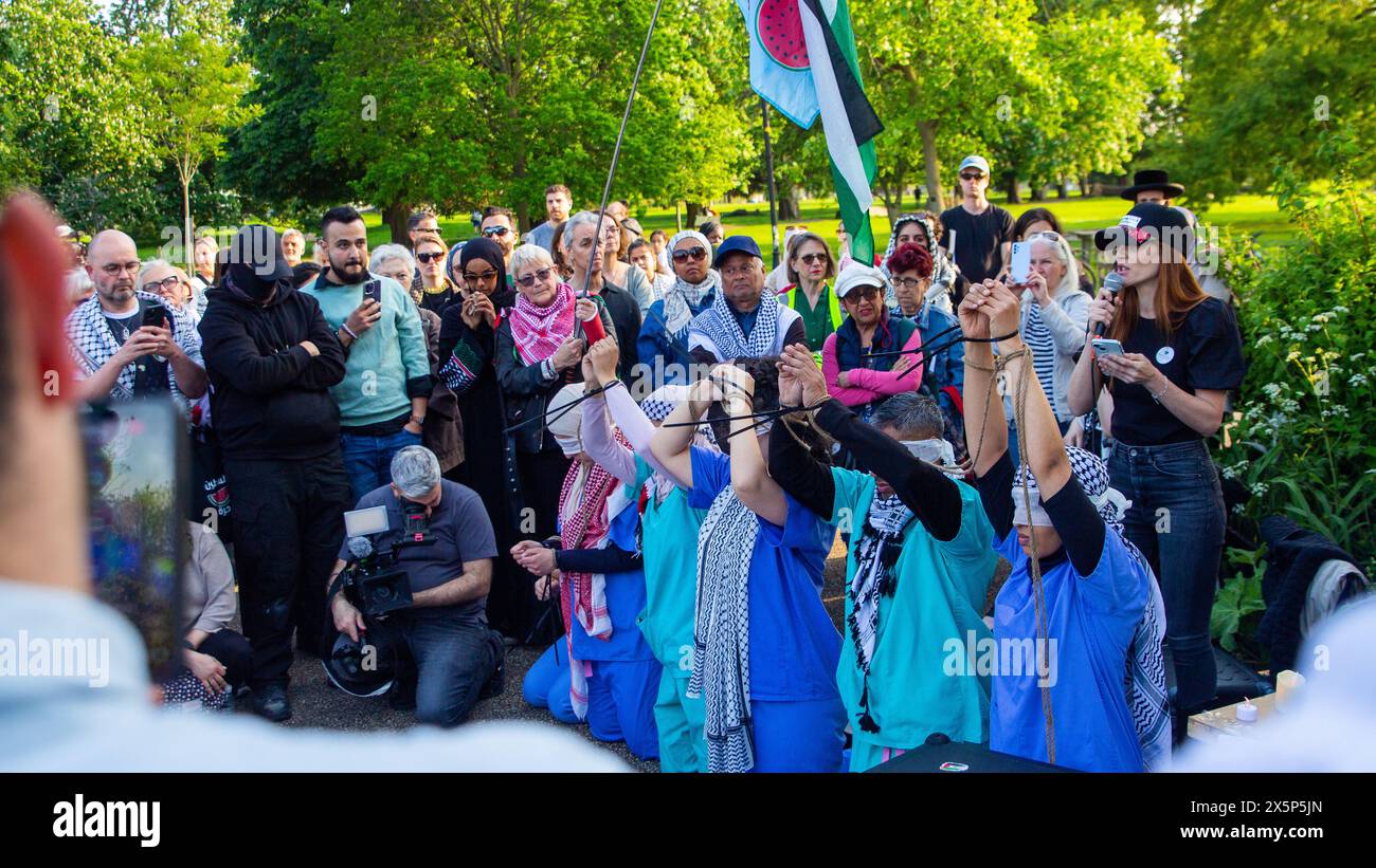 Pro palestine flag streets of london hi-res stock photography and ...