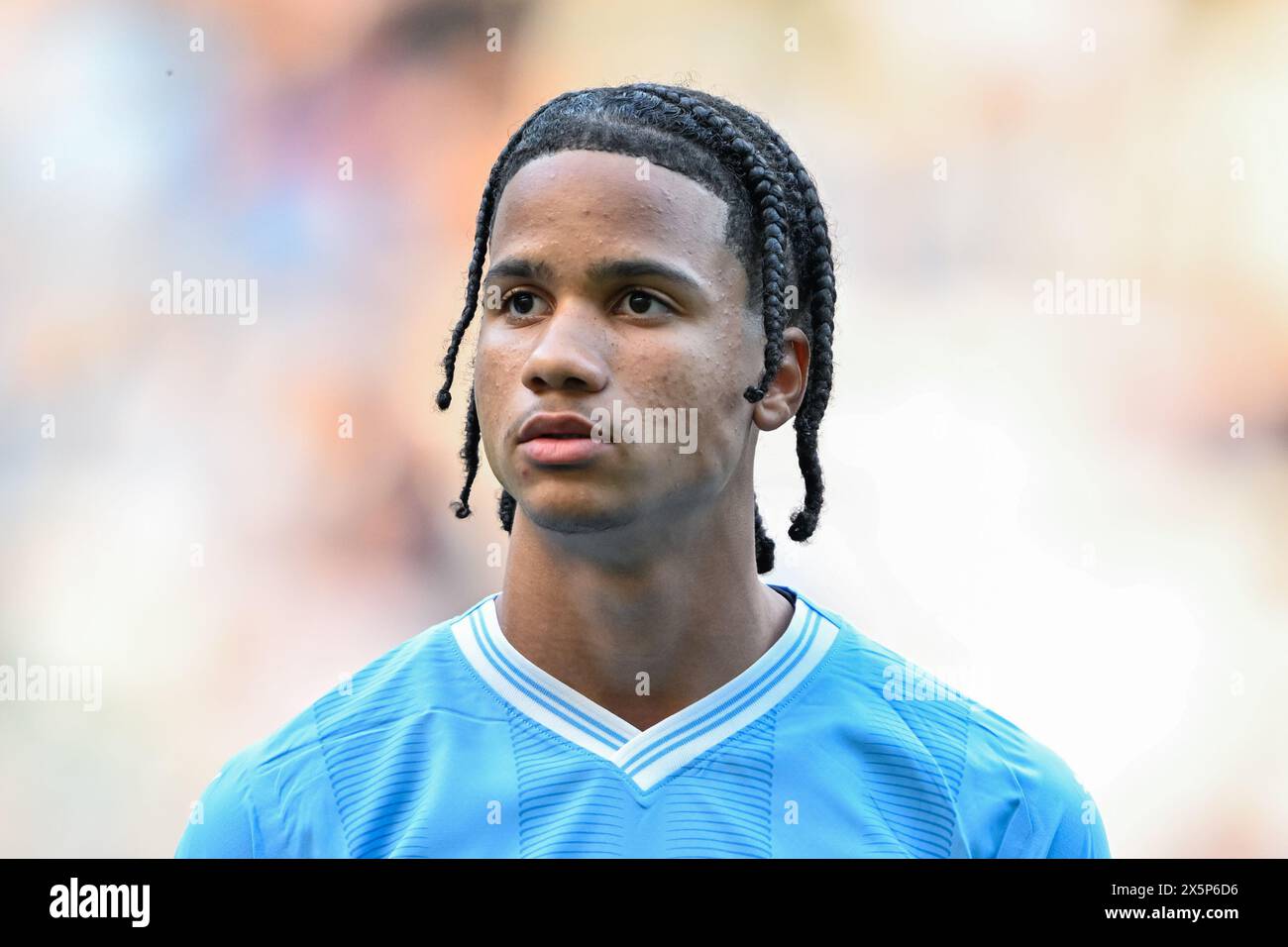 Stephen Mfuni of Manchester City, during the FA Youth Cup Final match ...