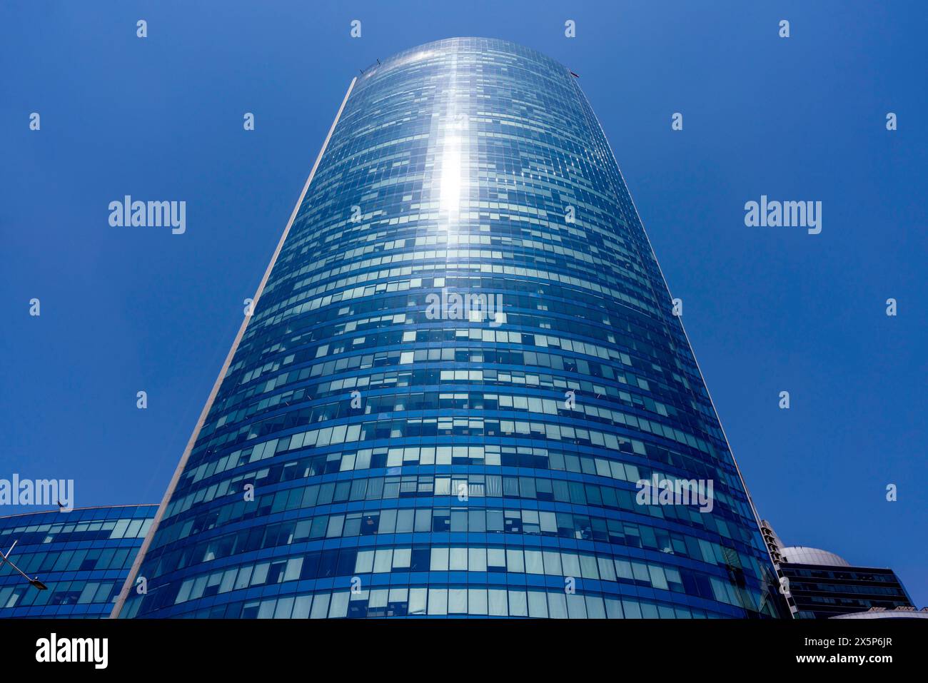 The Torre Titanium Building, Santiago, Chile Stock Photo - Alamy