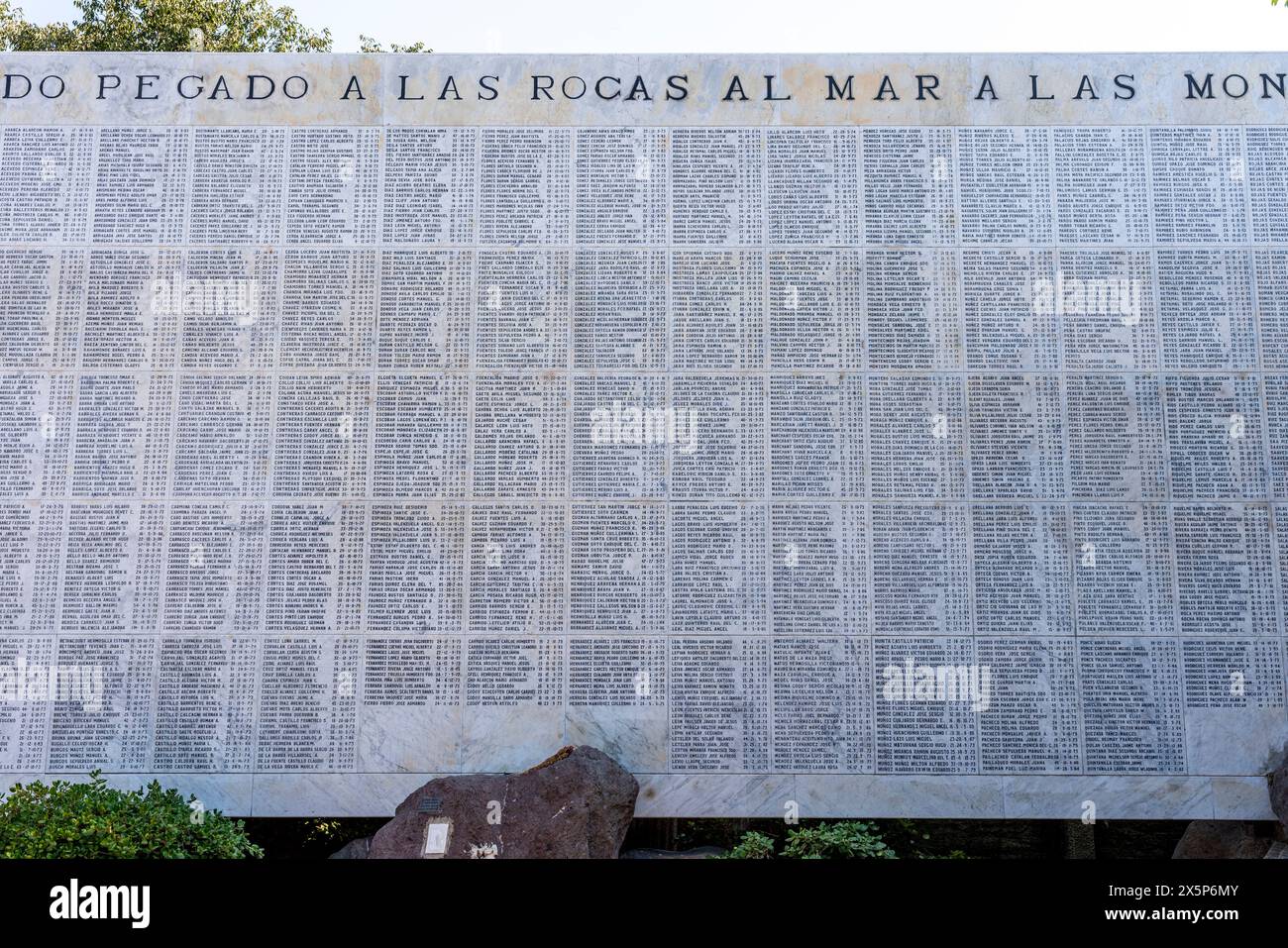 The Memorial for The Disappeared At The Cementerio General (Santiago ...
