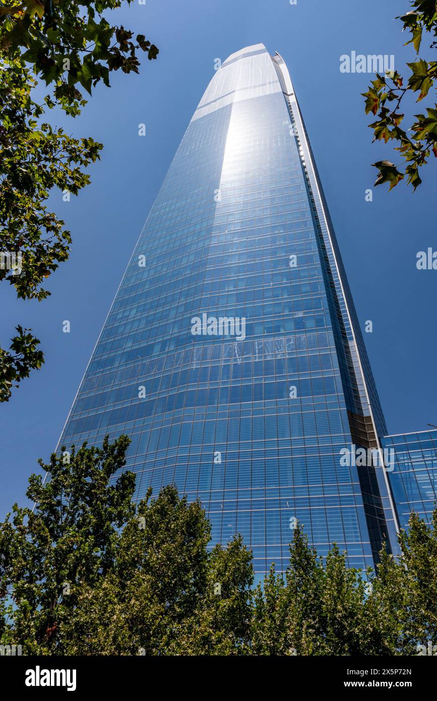 The Gran Torre Costanera Building, The Costanera Center Complex, Santiago, Chile Stock Photo - Alamy