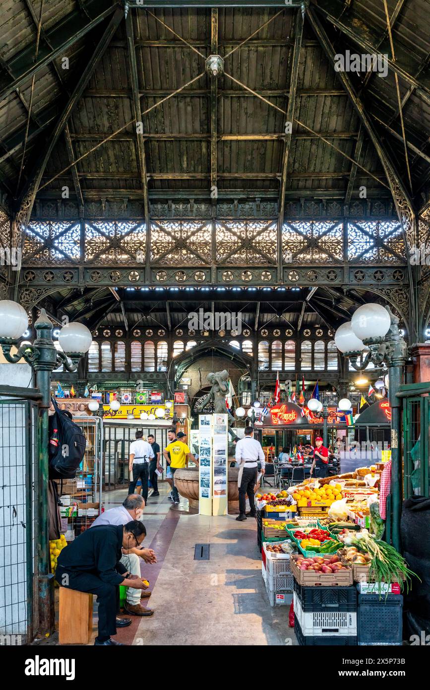 The Interior of The Mercado Central, Santiago, Chile Stock Photo - Alamy