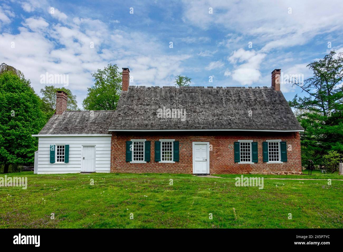 Tappan, NY – US – May 6, 2024 Landscape view of the historic DeWint ...