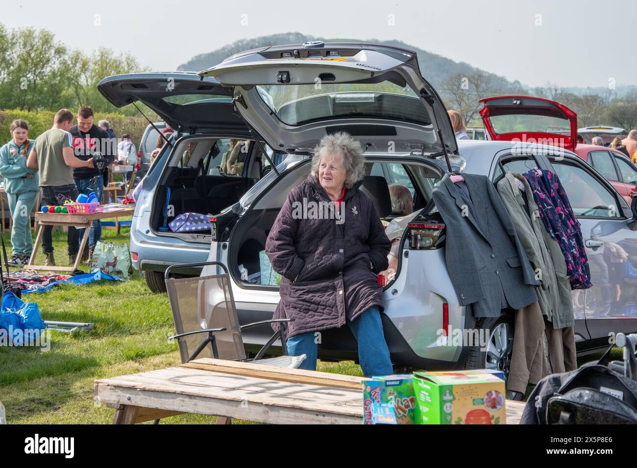 Candid shot taken at one of the largest car boot sales in the country ...