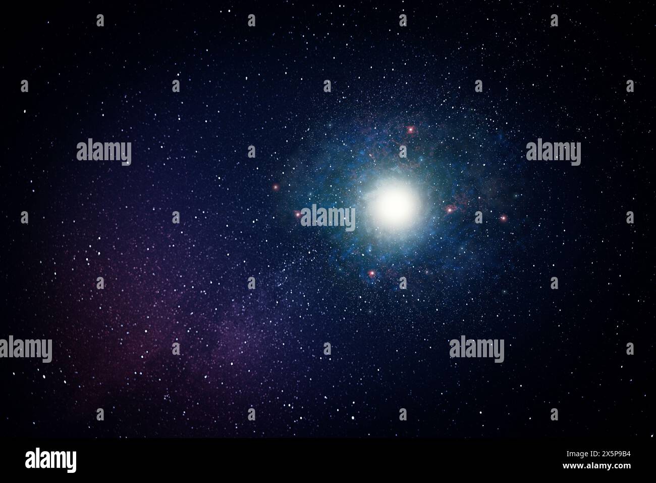 Shiny galaxy and stars in celestial cosmos Stock Photo - Alamy